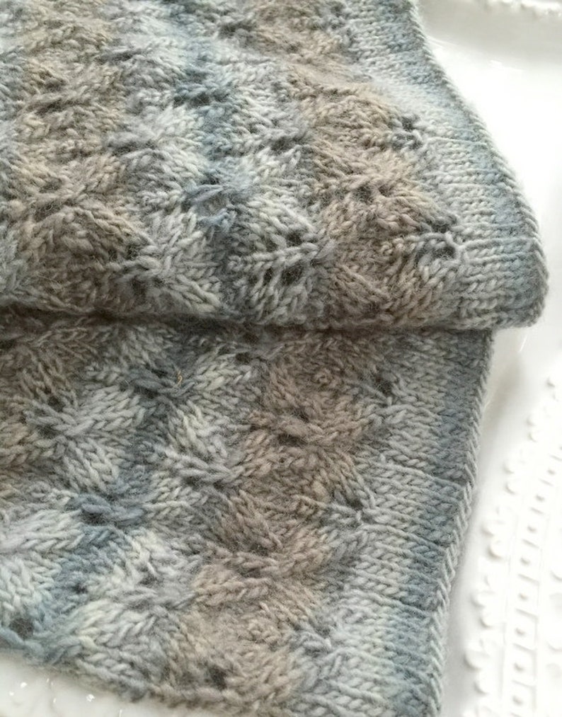 KNITTING PATTERN, PDF, Yew Tree Cowl, Beginner, Fingering Weight, Easy ...