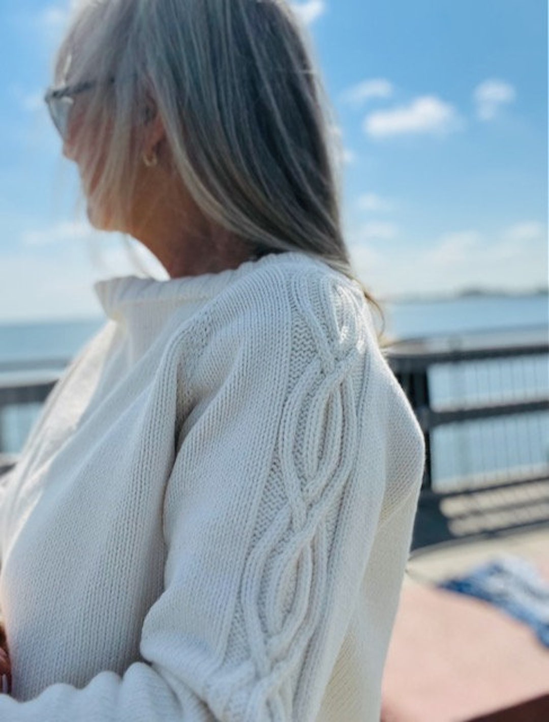 KNITTING PATTERN, PDF, Tarpon Pullover, Cabled Pullover Pattern, Women ...