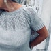 KNITTING PATTERN, PDF, Moonflower Pullover, Pullover Pattern, Circular ...