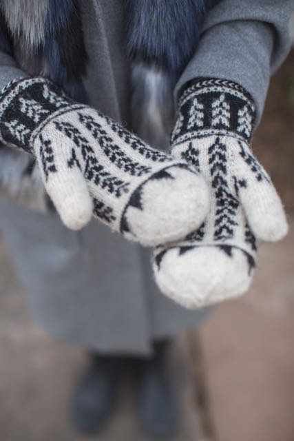 KNITTING PATTERN, PDF, Stranded Color Work Mittens, Lined, Fingering ...