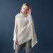 KNITTING PATTERN, PDF, Poincaré Poncho, Worsted Weight, Cabled Poncho ...