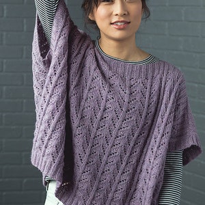 KNITTING PATTERN, PDF, Rip Rap Top, Sport Weight, Oversized Vest - Etsy