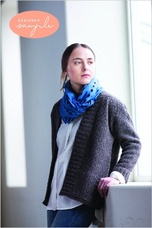 Textured Cardigan Hand Knitted Designer Sample - Etsy