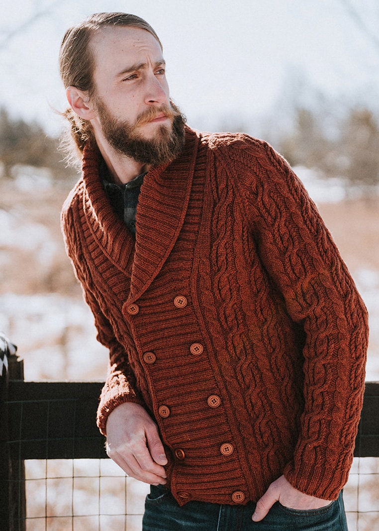 KNITTING PATTERN PDF Olympia Cardigan Worsted Weight - Etsy