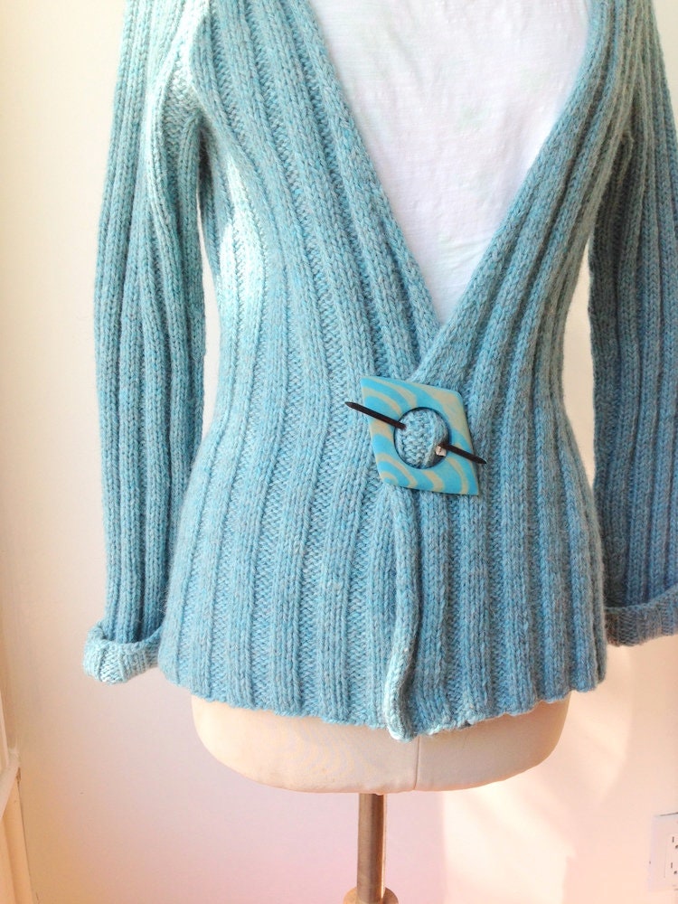 KNITTING PATTERN PDF, Eve's Rib, Womens Ribbed Cardigan, Long Sleeved ...