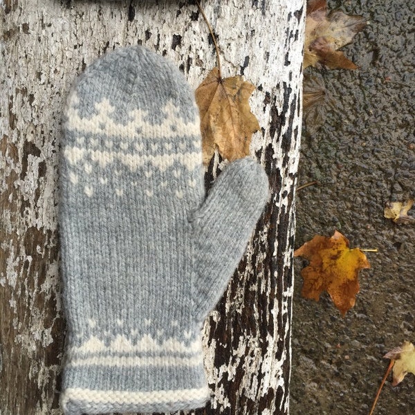 Fair Isle Mittens - Etsy