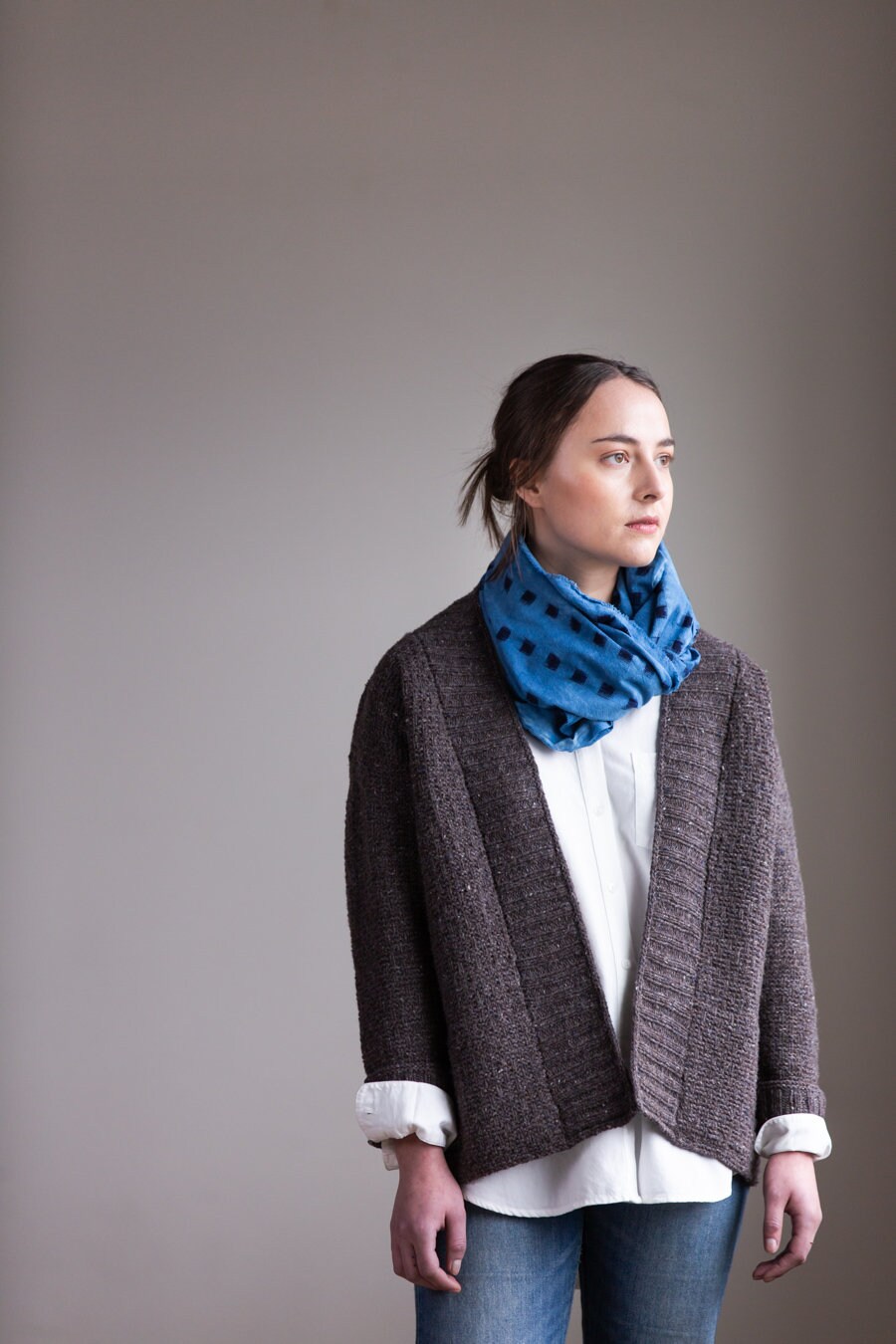 Textured Cardigan Hand Knitted Designer Sample - Etsy