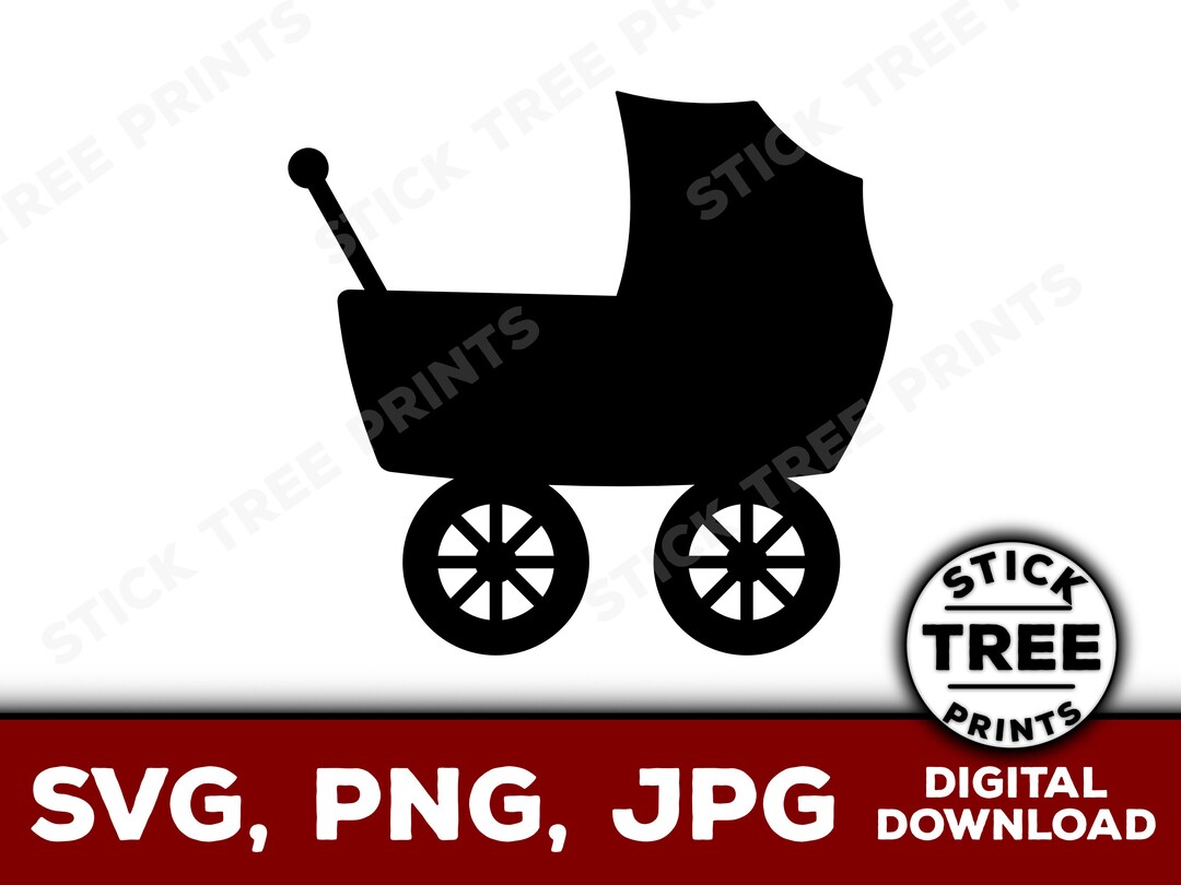 Baby Stroller SVG - Baby Stroller Png, Baby Stroller Vector, Baby ...