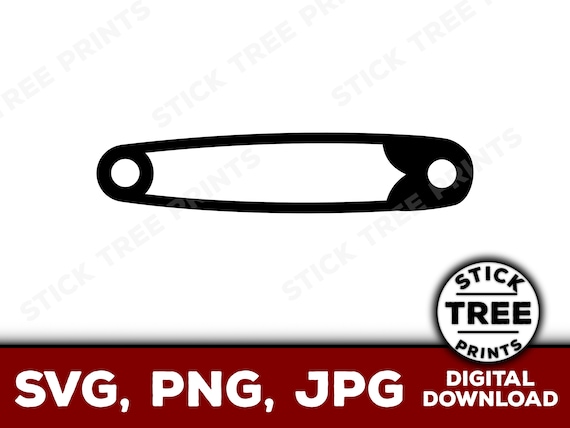 Safety Pin SVG Safety Pin Vector Safety Pin Png Safety Pin - Etsy