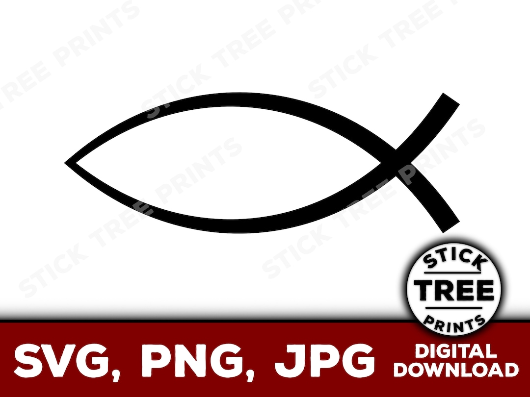 Jesus Fish Svg, Jesus Fish Vector, Jesus Fish for Cricut - Etsy