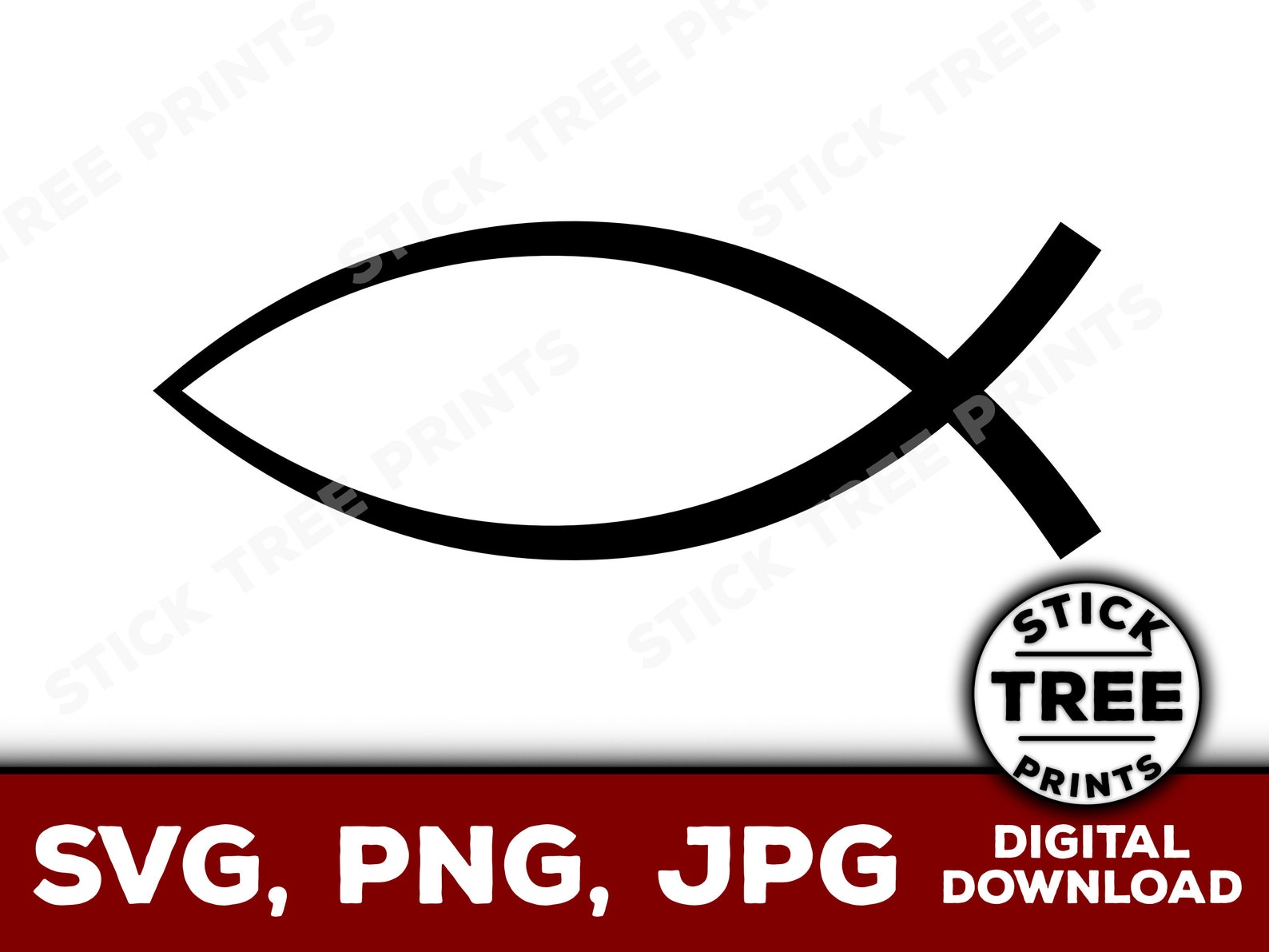 Jesus Fish Svg, Jesus Fish Vector, Jesus Fish for Cricut - Etsy