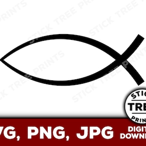 Jesus Fish Svg, Jesus Fish Vector, Jesus Fish for Cricut - Etsy