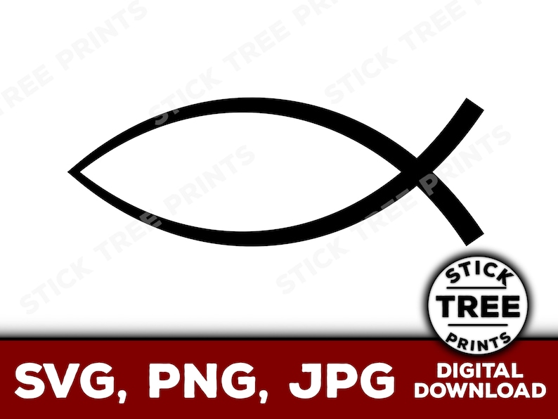 Jesus Fish Svg Jesus Fish Vector Jesus Fish for Cricut | Etsy