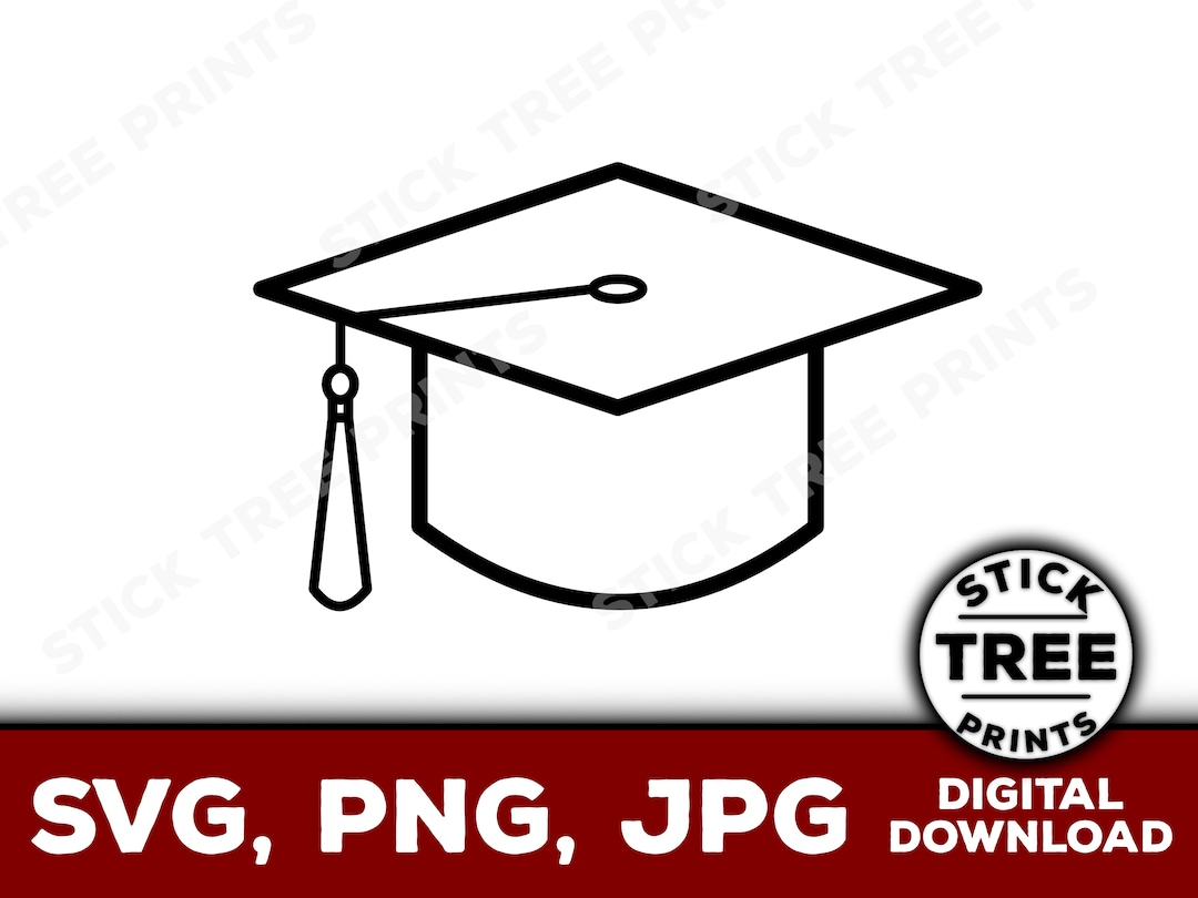 Graduation Cap SVG - Graduation Cap Vector, Graduation Cap Clip Art ...