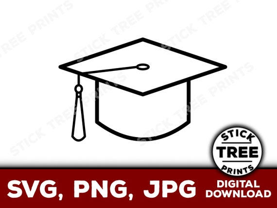 Graduation Cap SVG Graduation Cap Vector Graduation Cap - Etsy
