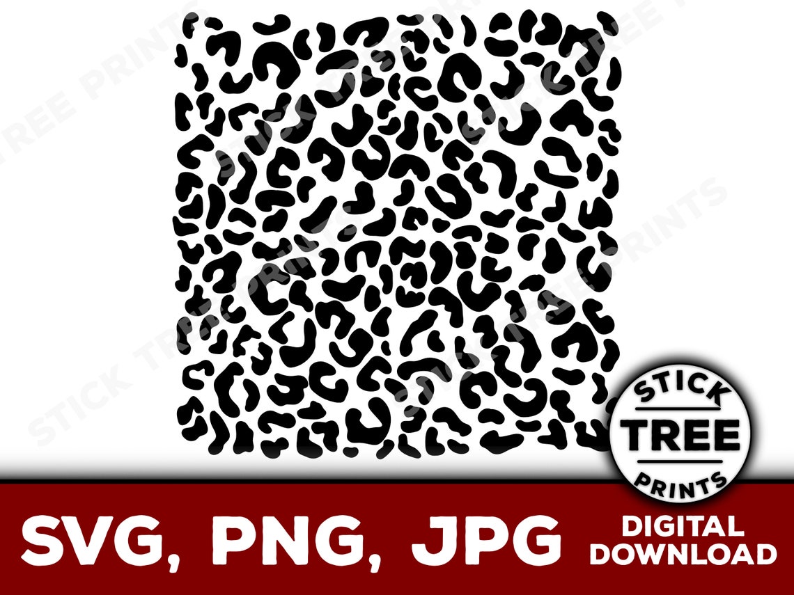 Leopard Print SVG Leopard Pattern Svg Leopard Print Png - Etsy