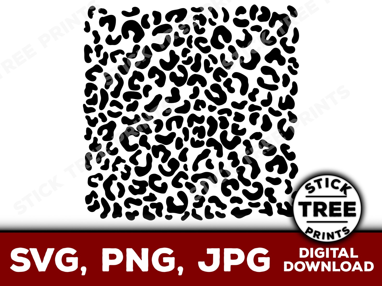 Leopard Print SVG Leopard Pattern Svg Leopard Print Png - Etsy