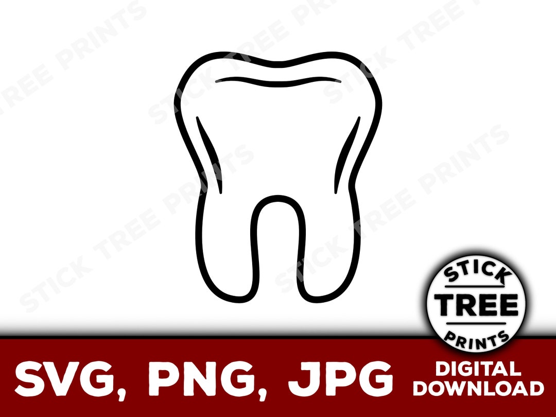 Tooth SVG - Tooth Cut File, Tooth Png, Tooth Vector, Dentist Vector ...