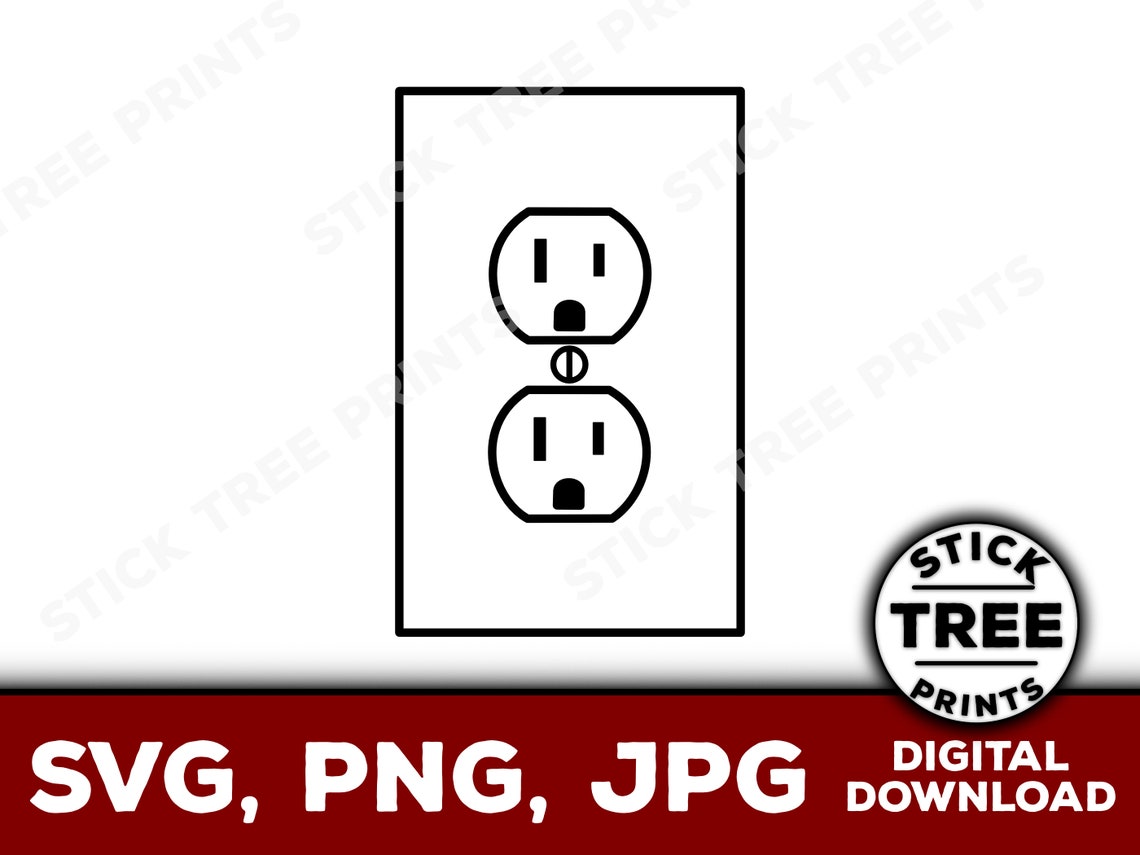 Outlet SVG Outlet Clip Art Outlet Image Outlet Png Outlet - Etsy