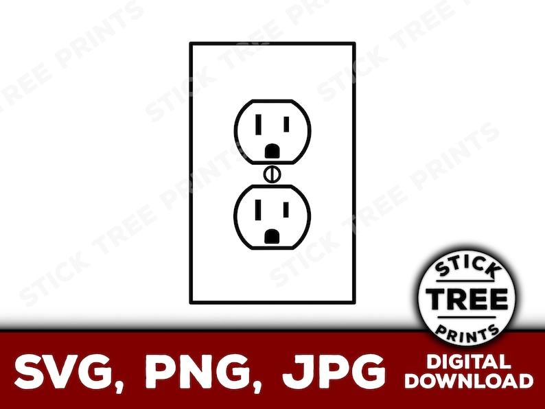 Outlet SVG - Outlet Clip Art, Outlet Image, Outlet Png, Outlet Vector ...