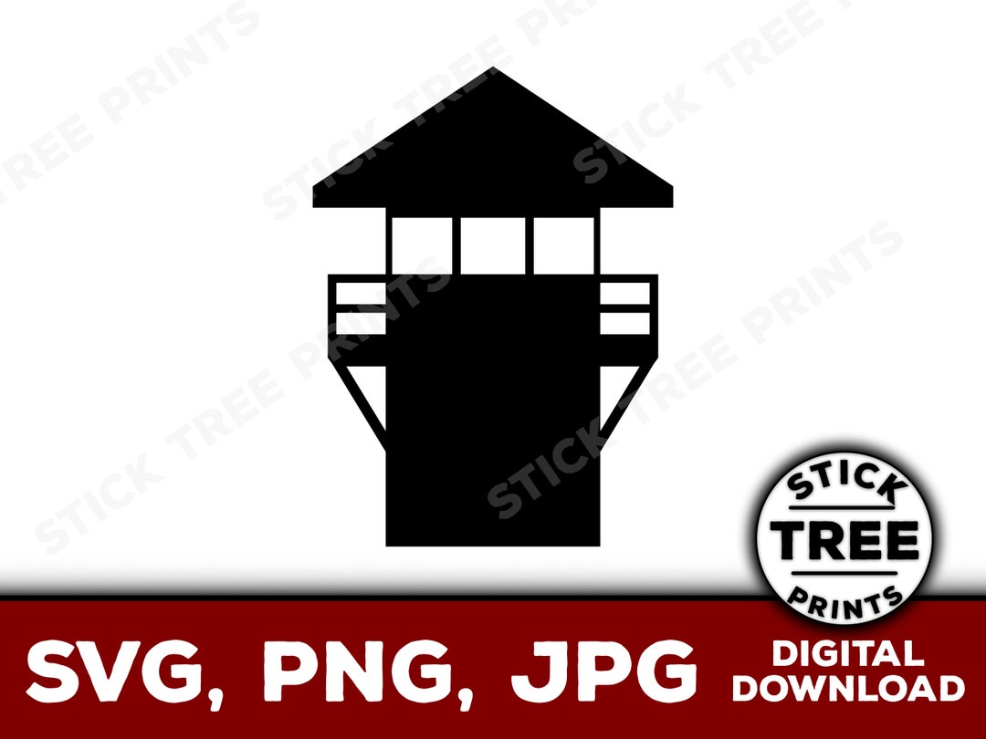 Prison Tower SVG - Jail Svg, Corrections Svg, Corrections Officer Svg ...