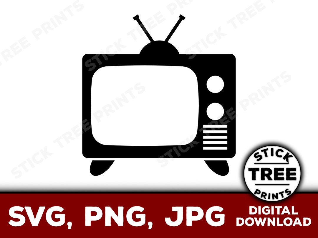TV SVG - Tv Vector, Tv Png, Tv Clip Art, Tv Jpg, Television Svg, Old ...