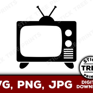 TV SVG - Tv Vector, Tv Png, Tv Clip Art, Tv Jpg, Television Svg, Old ...