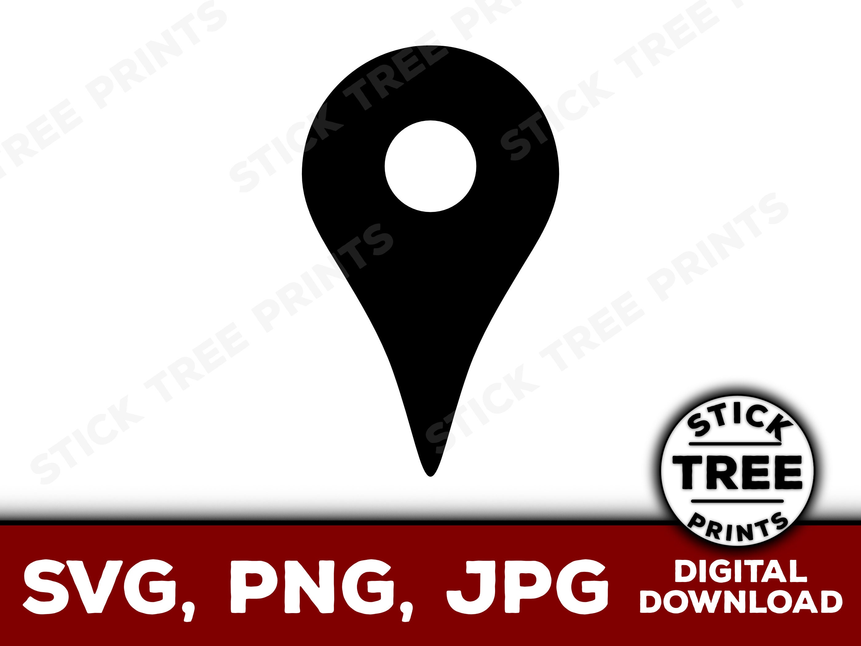 Map Pin SVG Map Pin Png Map Pin Clip Art Map Pin Vector - Etsy