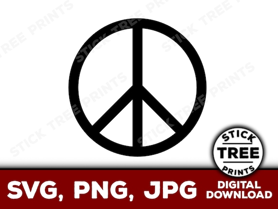 Peace Sign SVG Peace Sign Vector Peace Sign Clip Art Peace - Etsy