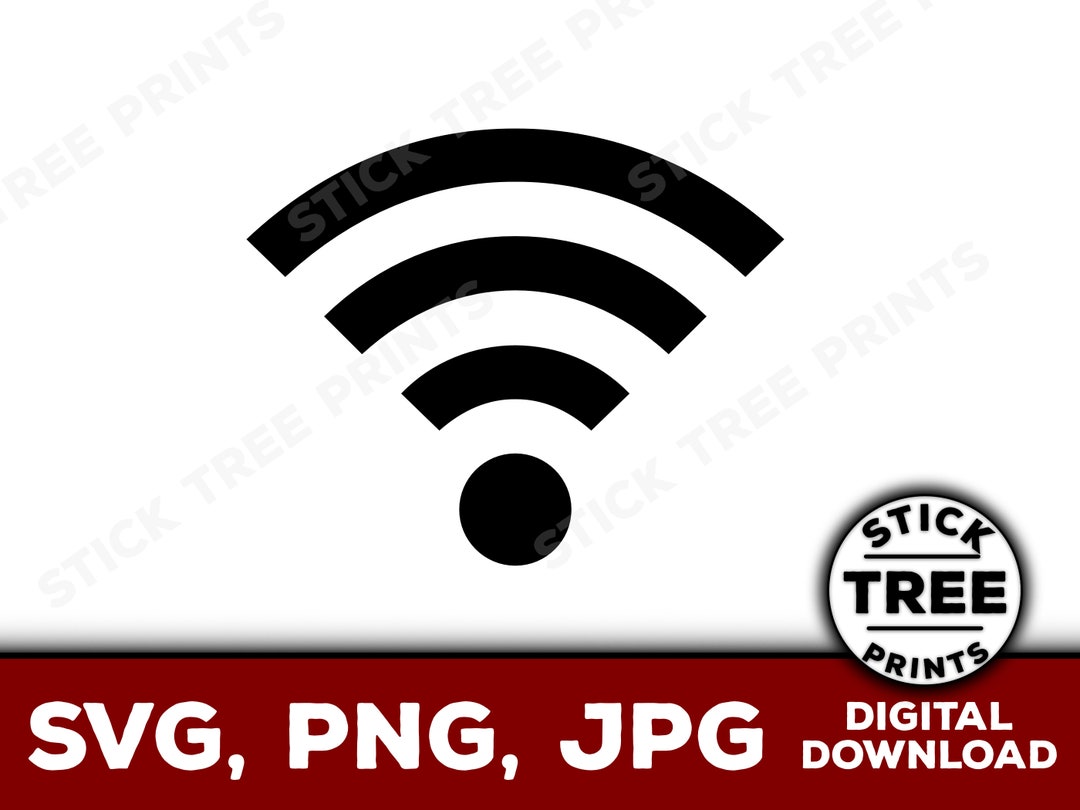 Wifi Symbol SVG - Wifi Symbol Vector, Wifi Vector, Wifi Vector File ...