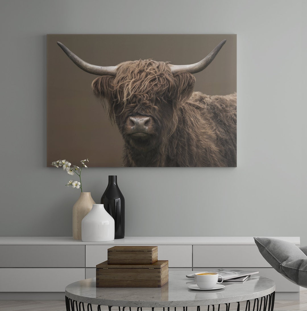 Highland Cow Print - Highland Cow Print Art, Highland Cow Decor ...