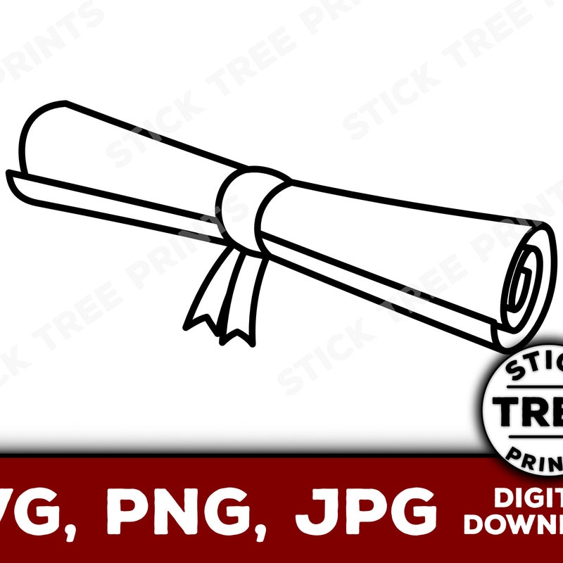 Diploma Svg - Etsy