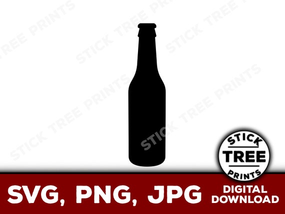 Bierfles SVG bierfles clip art bierfles vector voor cricut - Etsy België
