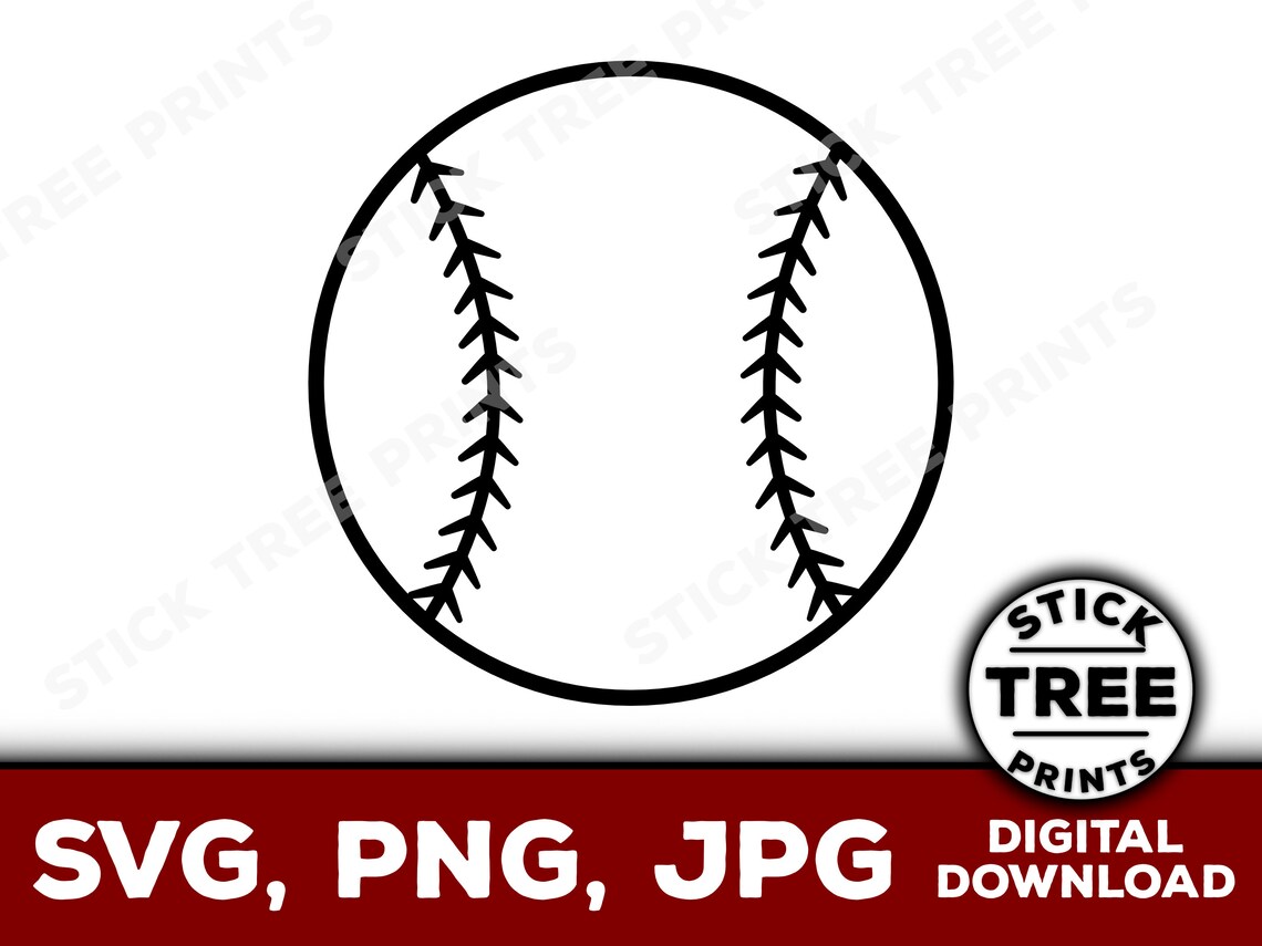 Baseball SVG Baseball Svg File Baseball Png Baseball Cut - Etsy