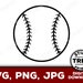 Baseball SVG - Baseball Svg File, Baseball Png, Baseball Cut File ...