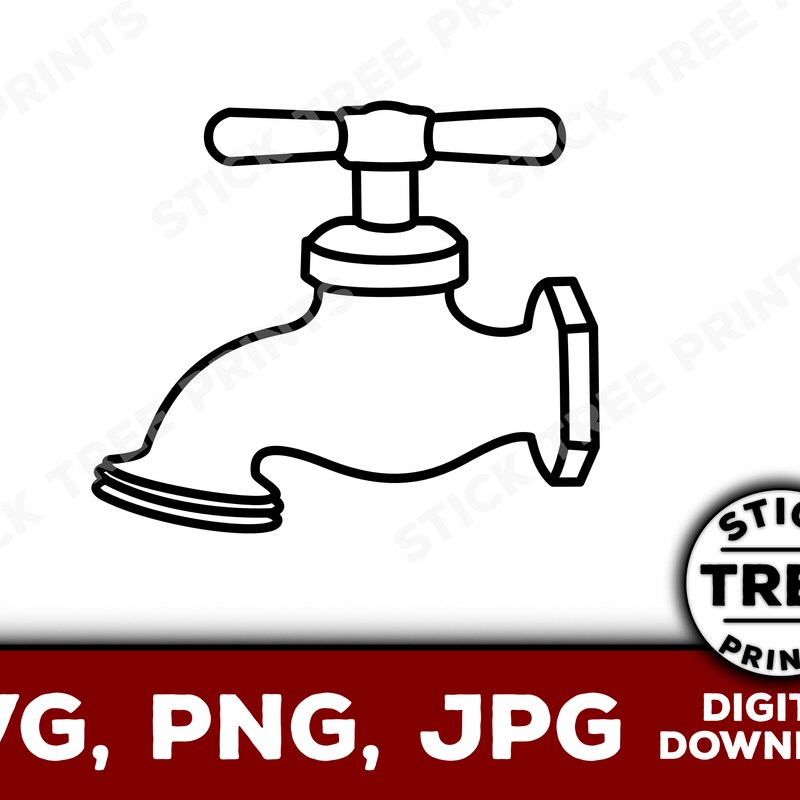 Faucet Svg - Etsy