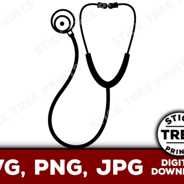 Stethoscope Svg - Etsy