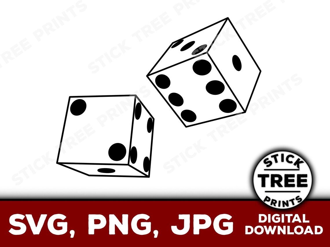 Dice SVG - Set of Dice Clip Art, Dice for Cricut, Dice Cut File - Etsy