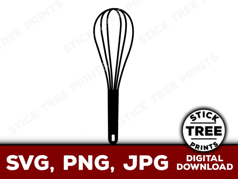 Wisk SVG Kitchen Wisk Image for Cricut Vector File SVG - Etsy