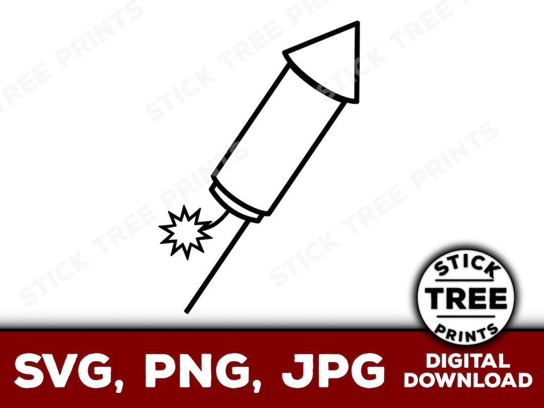 Firework Rocket SVG - Firework Png, Firework Jpg, Firework Clip Art ...