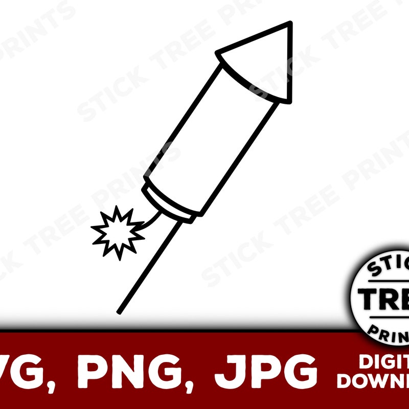 Firework Svg - Etsy