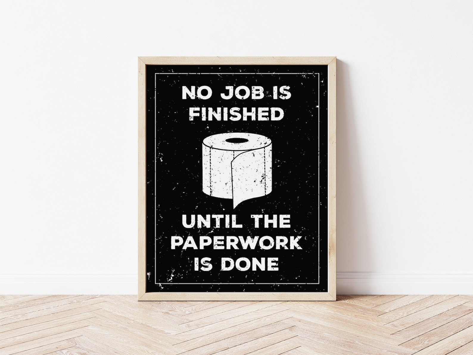 No Job is Finished Until the Paperwork is Done Funny - Etsy