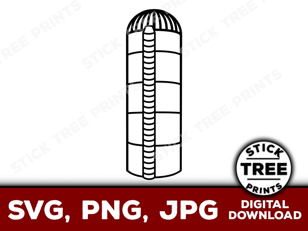 Silo SVG - Silo Clip Art, Silo Png, Silo Vector, Silo Cut File, Farm ...