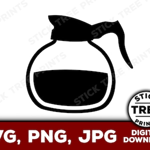 Coffee Pot SVG - Coffee Pot Png, Coffee Pot Vector, Coffee Pot Cut File ...
