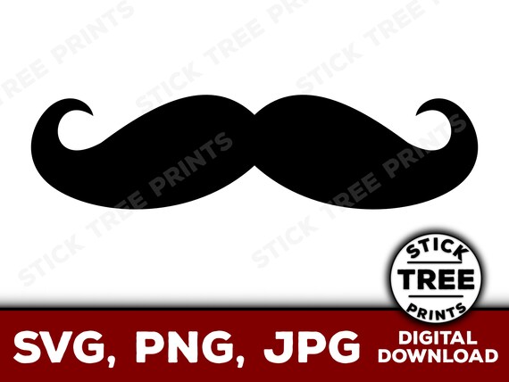 Mustache SVG Mustache Vector Mustache Png Mustache Jpg - Etsy