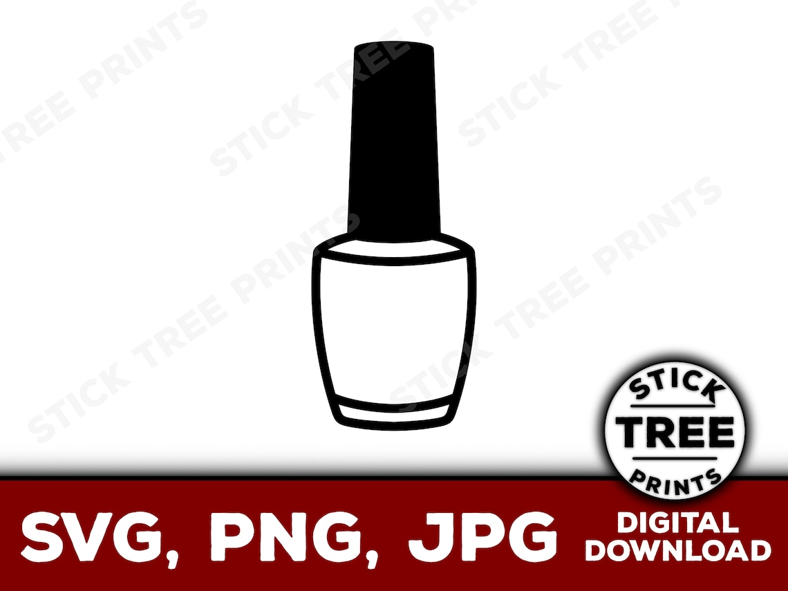 Nail Polish SVG - Nail Polish Png, Nail Polish Cut File, Nail Polish ...
