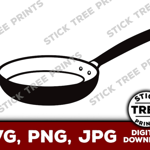 Frying Pan Svg - Etsy