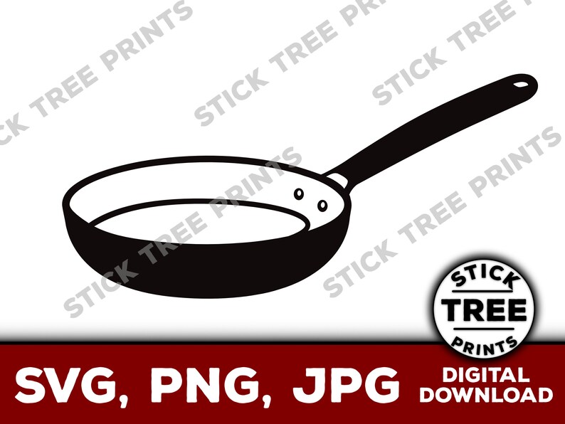 Frying Pan SVG - Frying Pan Png, Frying Pan Cut File, Frying Pan Clip ...