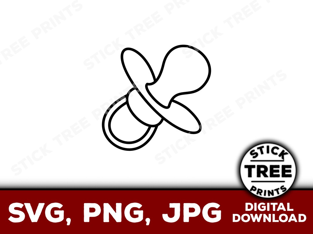 Pacifier SVG - Pacifier Clip Art, Pacifier Vector, Pacifier Cut File ...