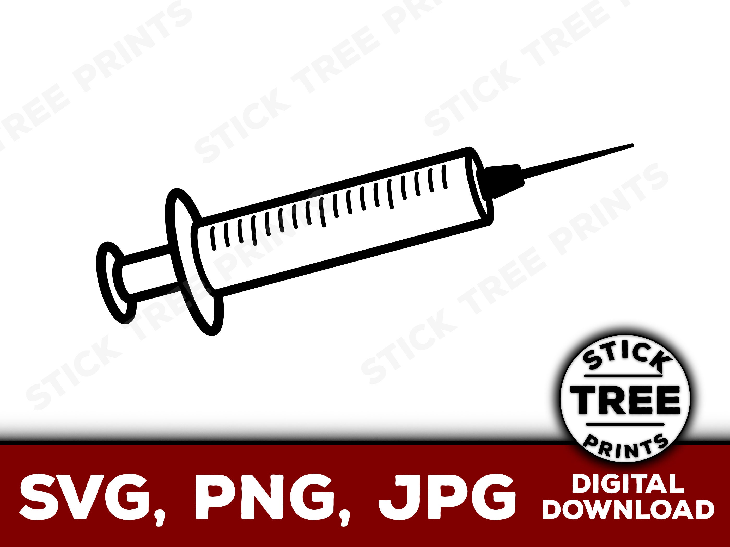 Syringe SVG - Syringe Png, Syringe Clip Art, Vaccine Svg, Vaccine Clip ...